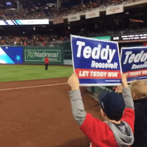 We’re about to have a World Series presidents race, and Teddy needs to ...